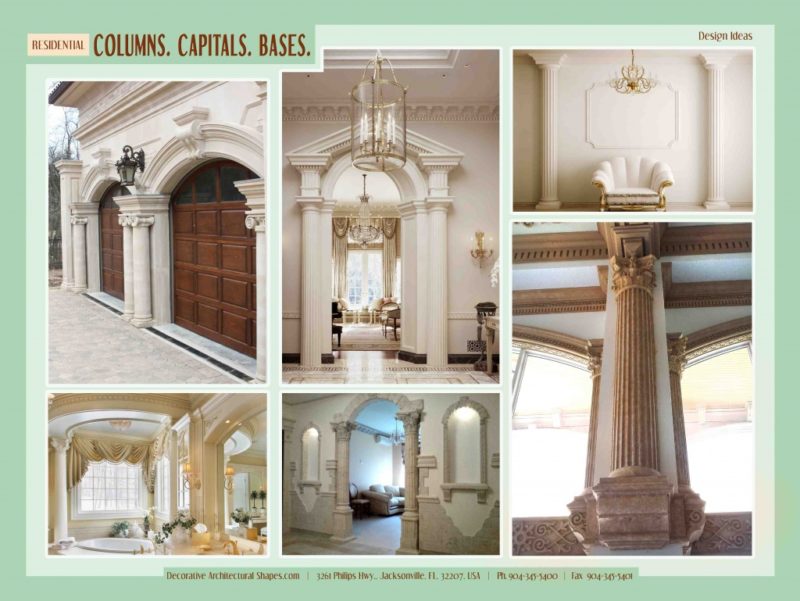 CUSTOM ARCHITECTURAL COLUMN – Decorative Architectural Shapes